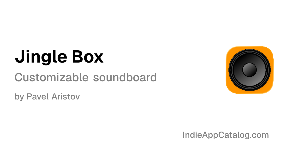 Jingle Box | Indie App Catalog