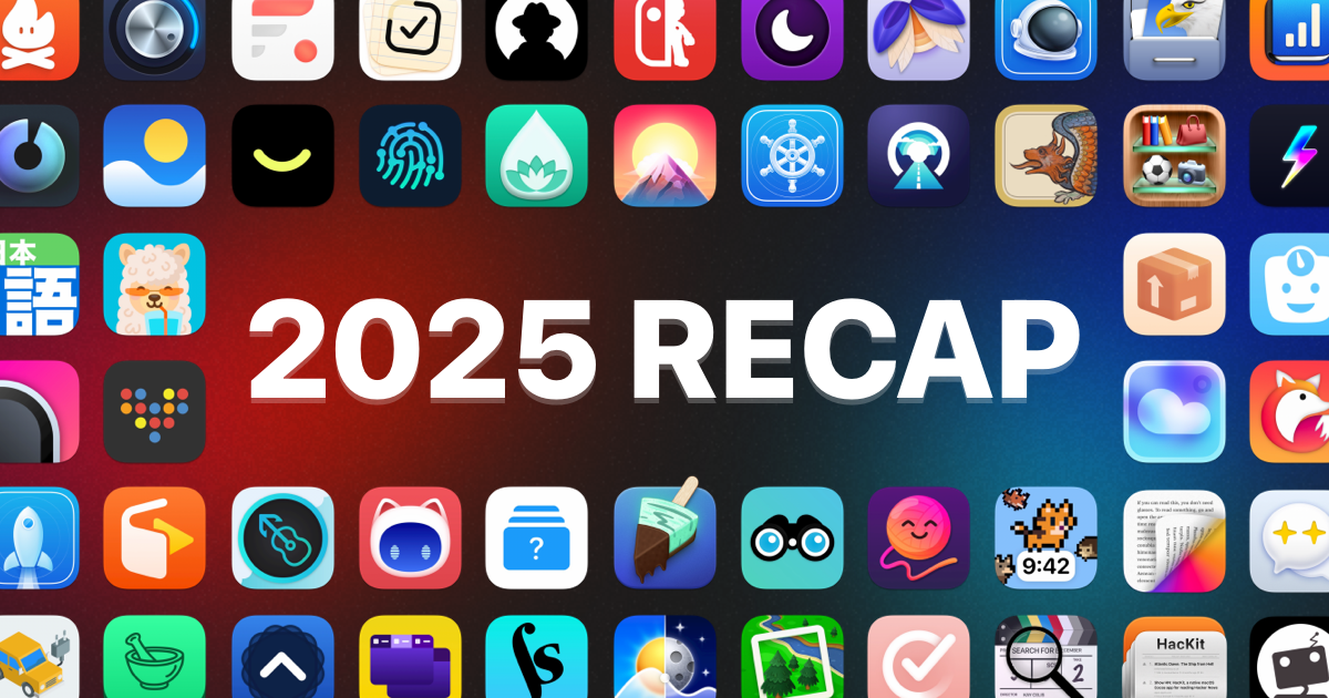 Recap 2025 | Indie App Catalog